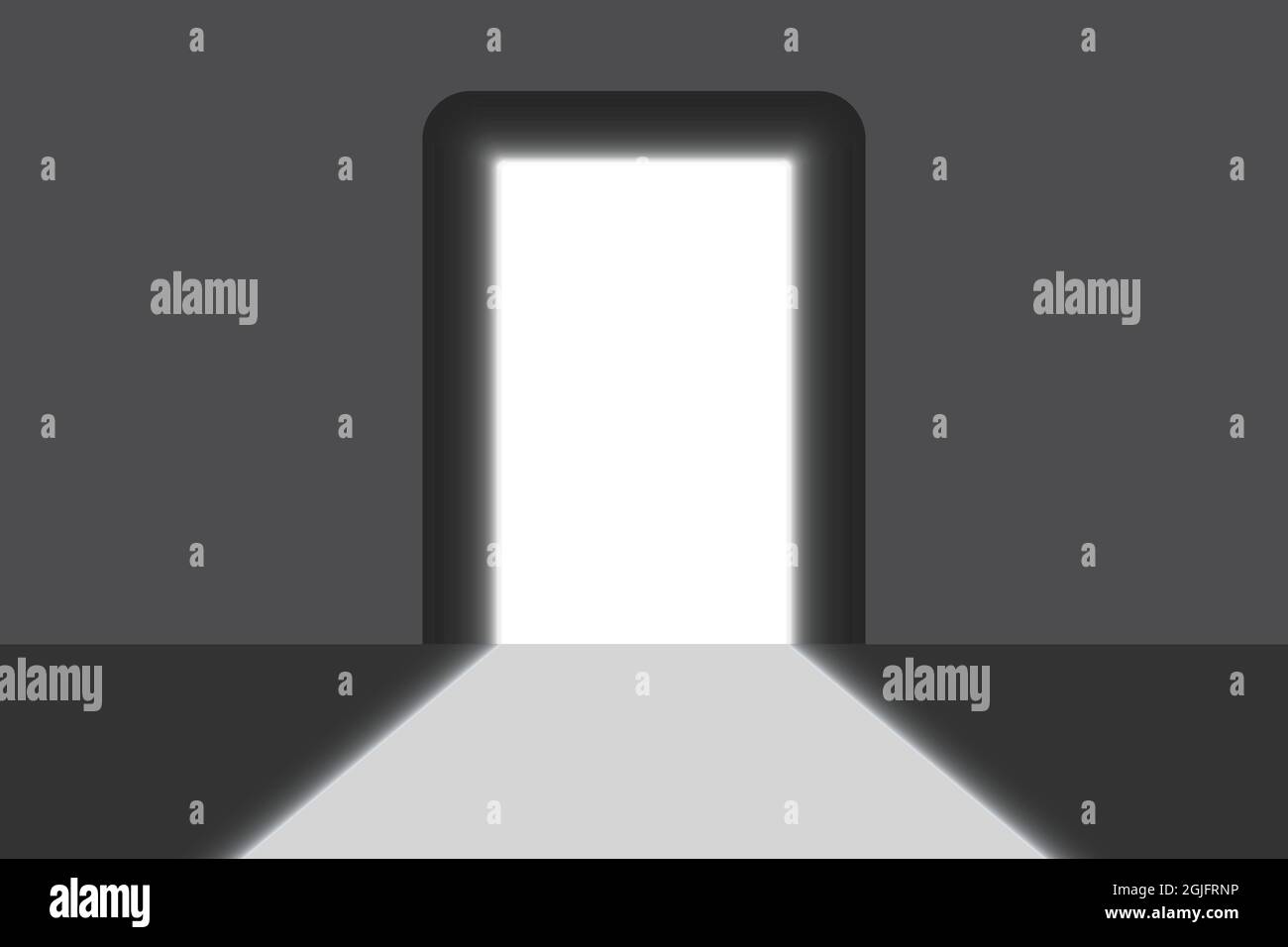 Open door darkness Stock Vector Images - Alamy