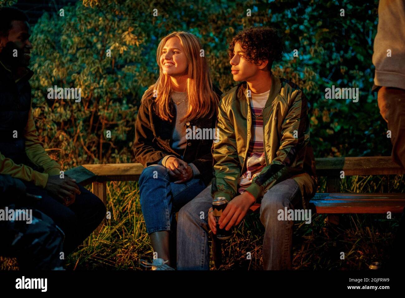 VINTERVIKEN, (aka JJ+E), from left: Elsa Ohrn, Mustapha Aarab, 2021. ph: Johan Paulin ...