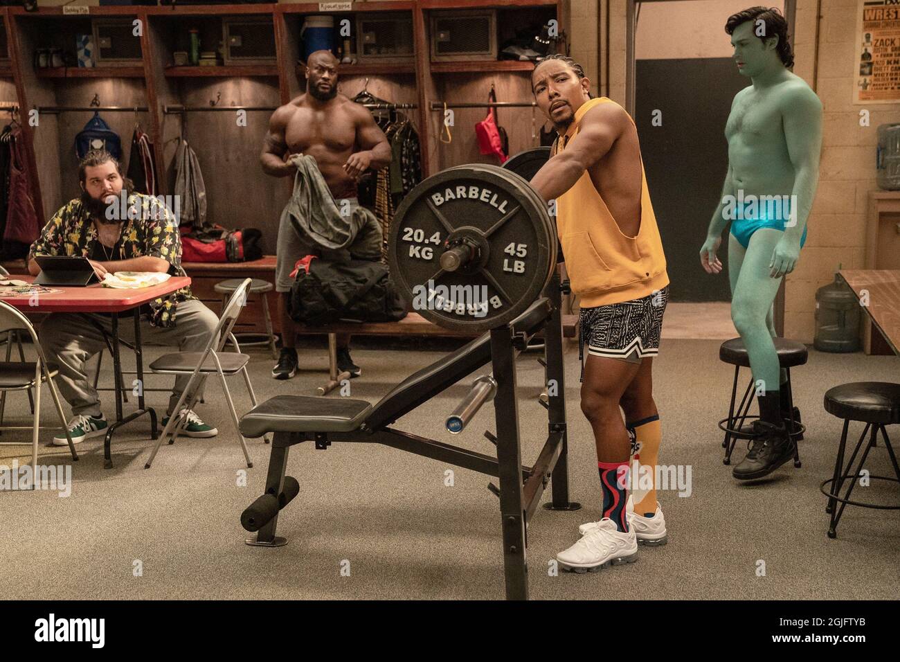 HEELS, from left: Robby Ramos, James Harrison Jr., Allen Maldonado ... HEELS, from left: Robby Ramos, James Harrison Jr., Allen Maldonado ...