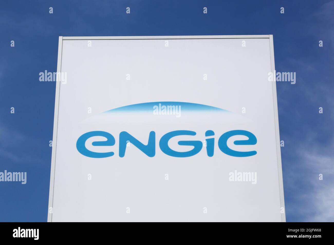 Saint Priest, France - May 16, 2020: Engie is a French multinational ...