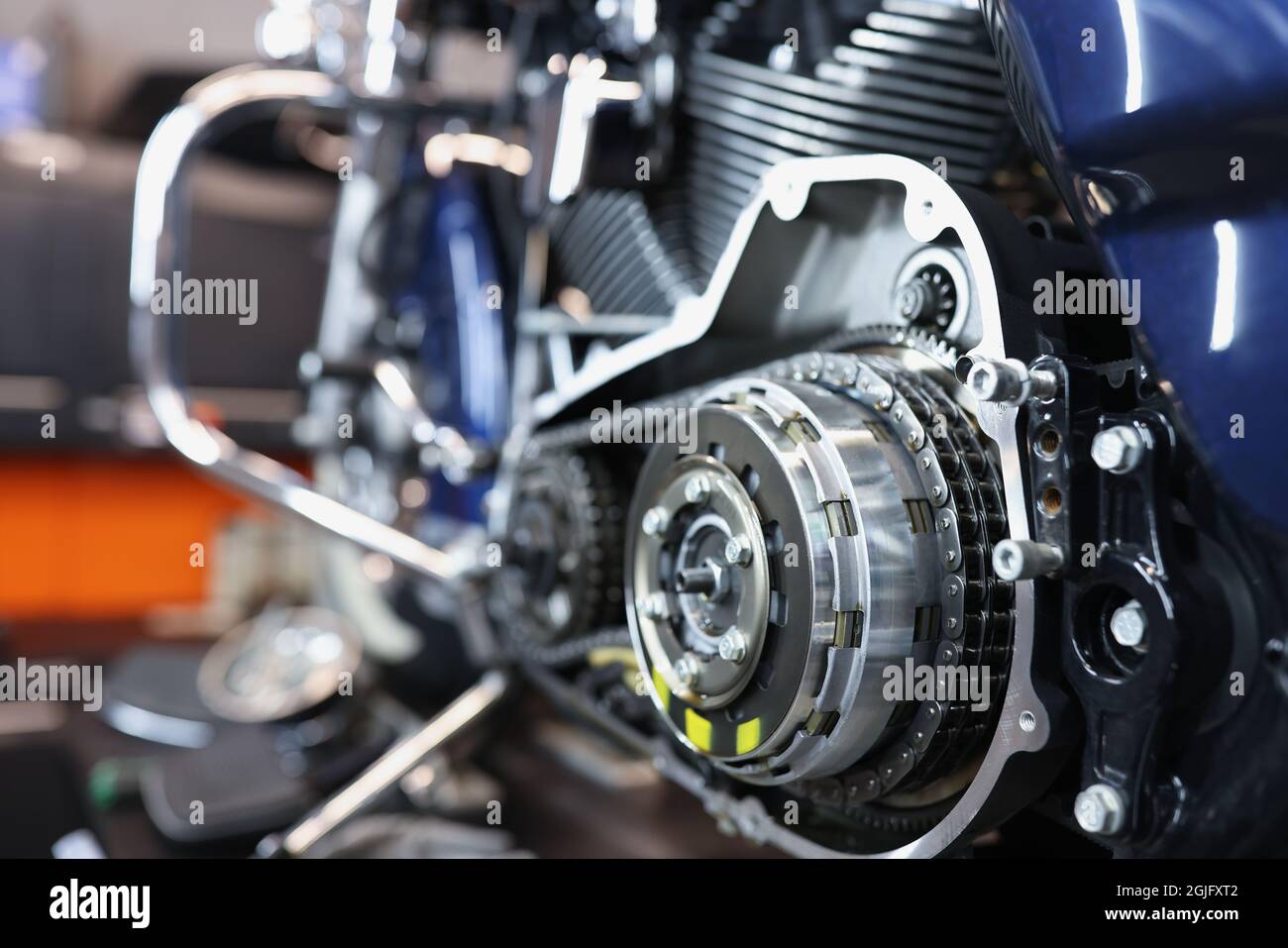 Motorcycle clutch hi-res stock photography and images - Alamy