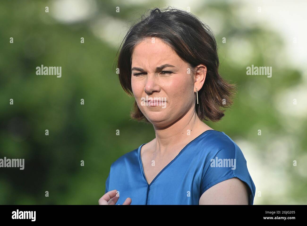 Munich, Deutschland. 09th Sep, 2021. Annalena Baerbock, single image ...