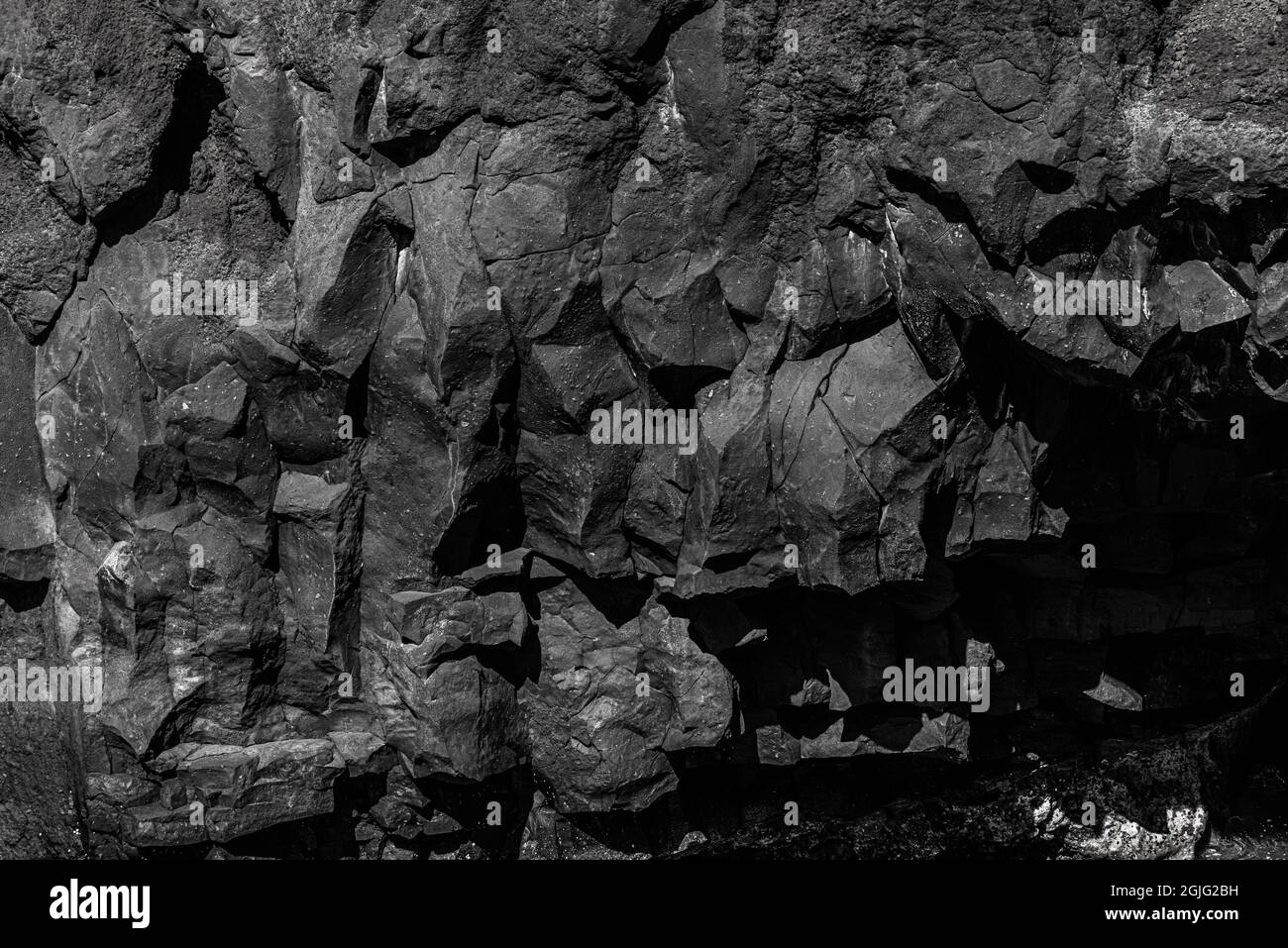 Black volcanic lava pattern texture hi-res stock photography and images ...