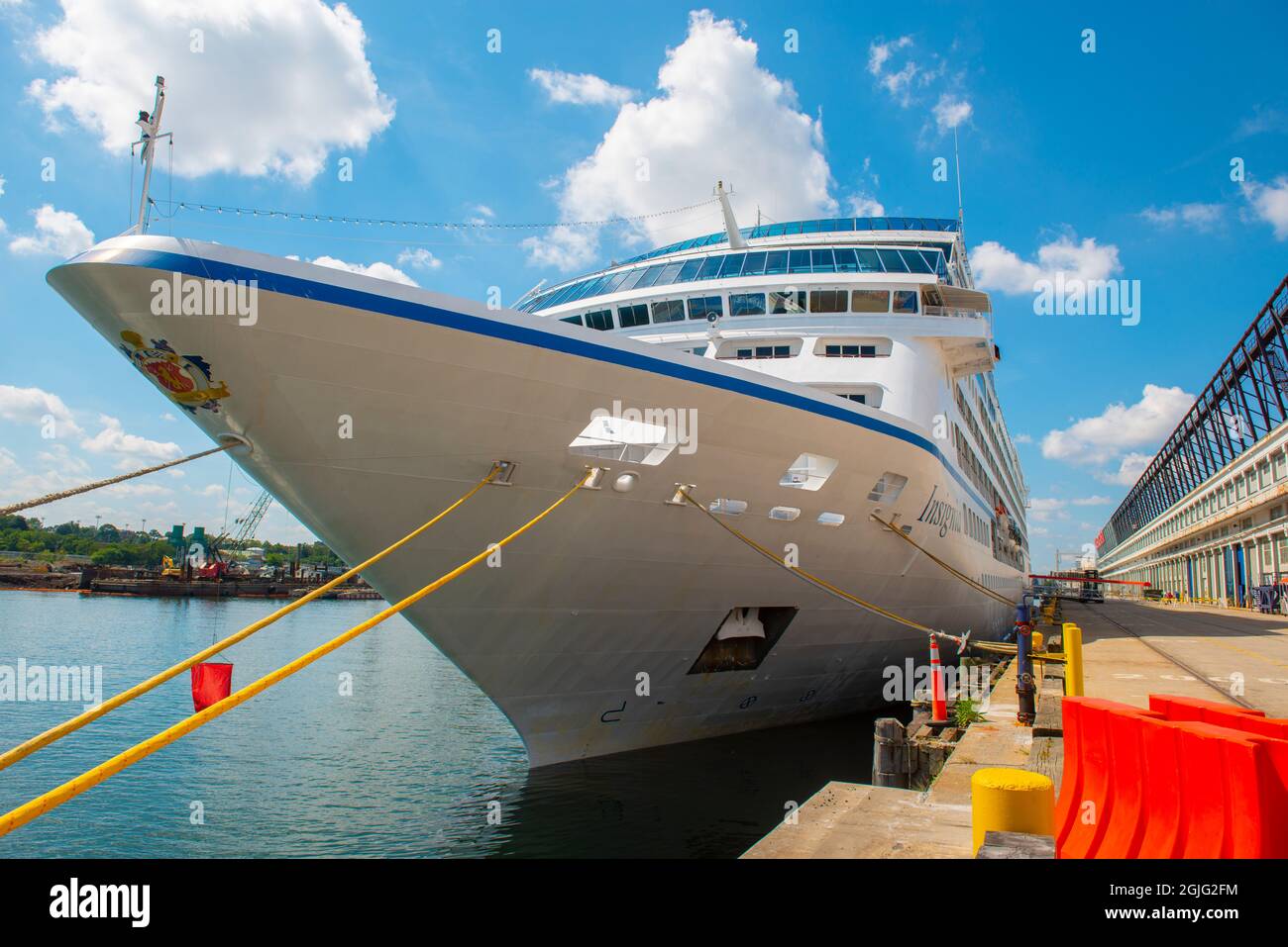Renaissance Cruises MS Insignia owned by Oceania Cruises docked at ...