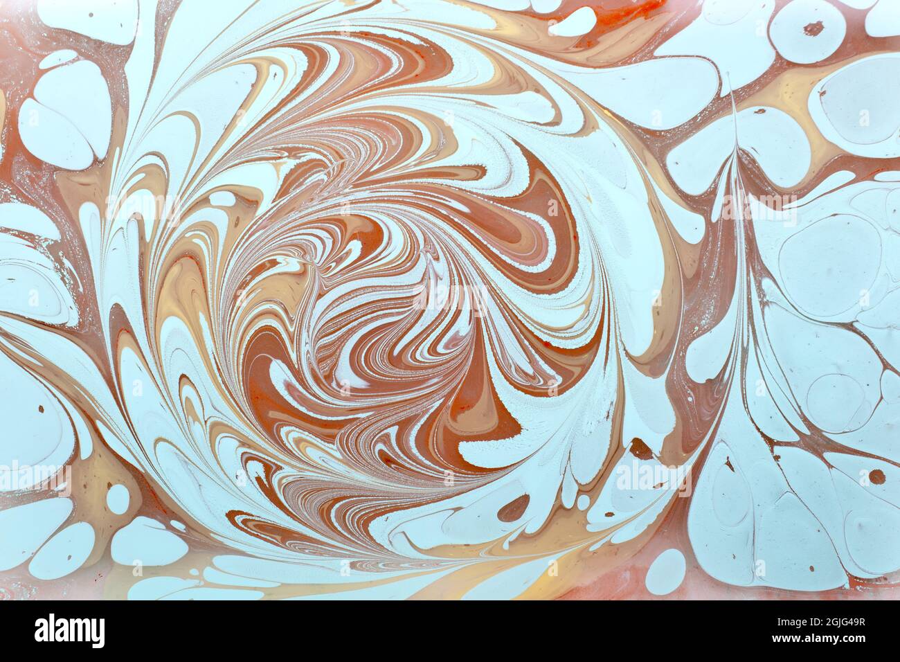 Illustration of a mixture of colors on a texture with different shapes ...