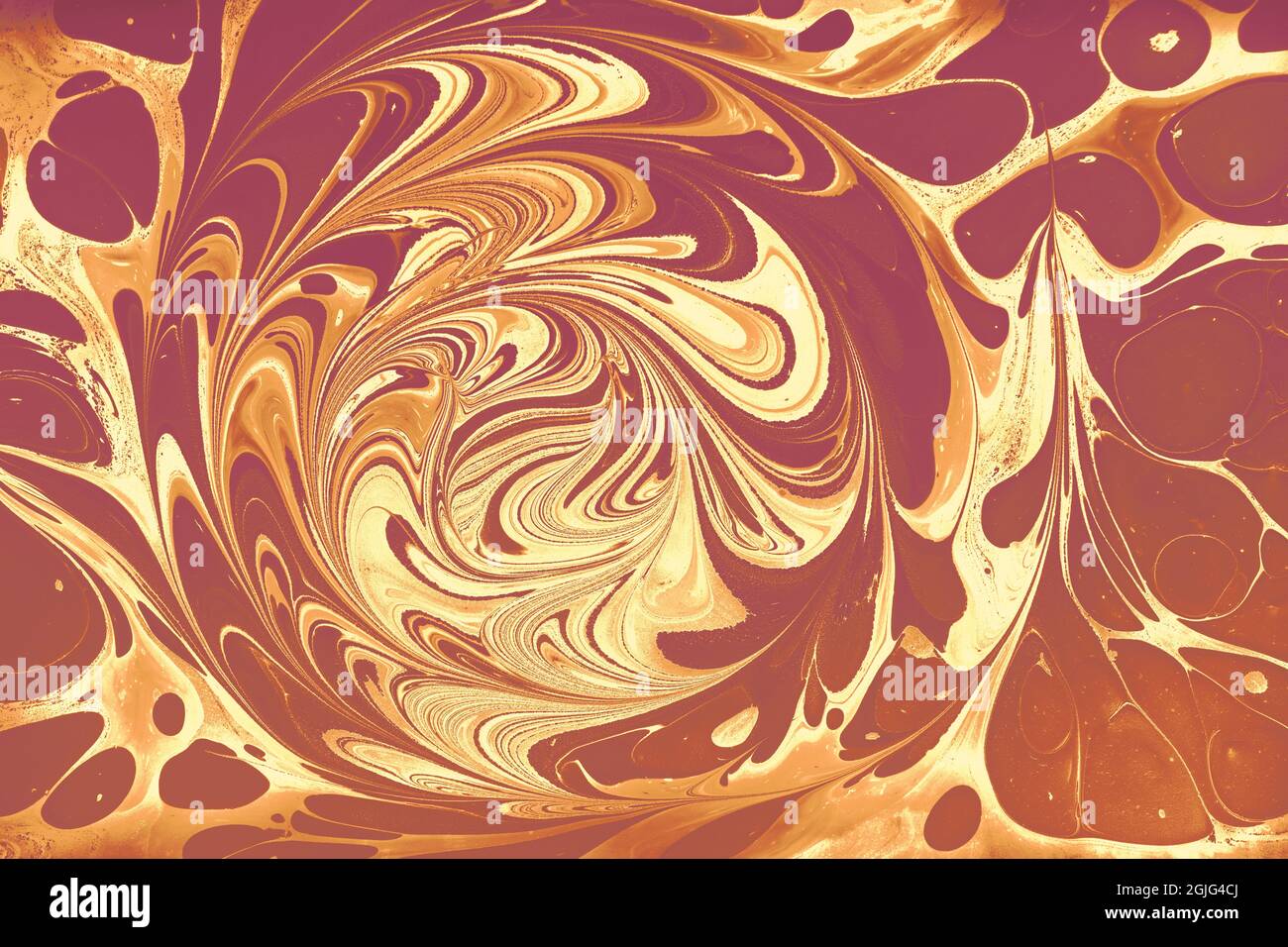 Illustration of a mixture of colors on a texture with different shapes ...