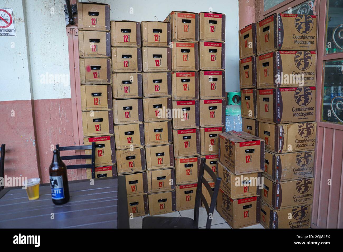 Bar Club Obregon, Caguama tecate, beer, cartons of caguama, Tecate beer ...