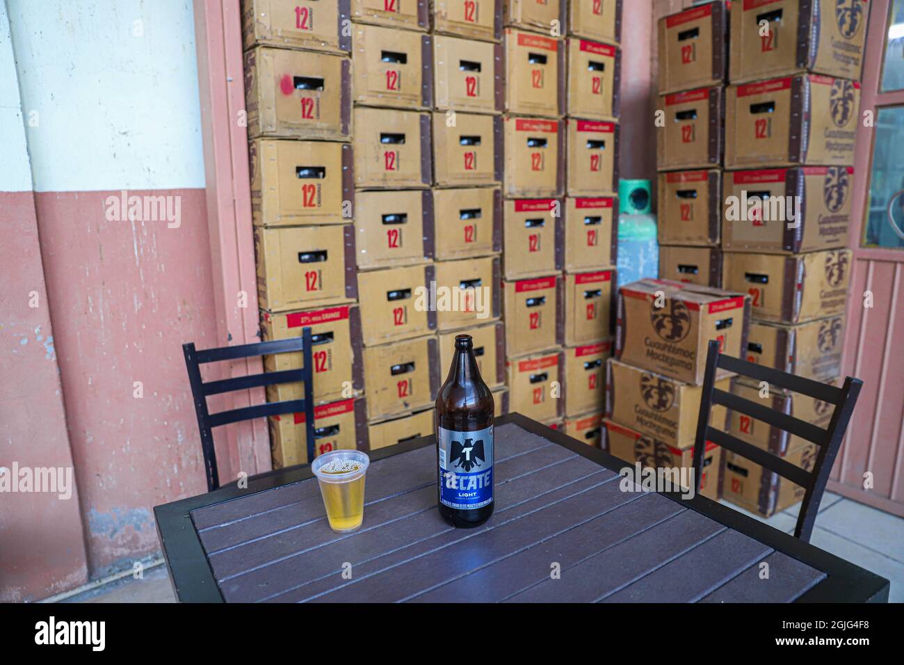 Bar Club Obregon, Caguama tecate, beer, cartons of caguama, Tecate beer ...