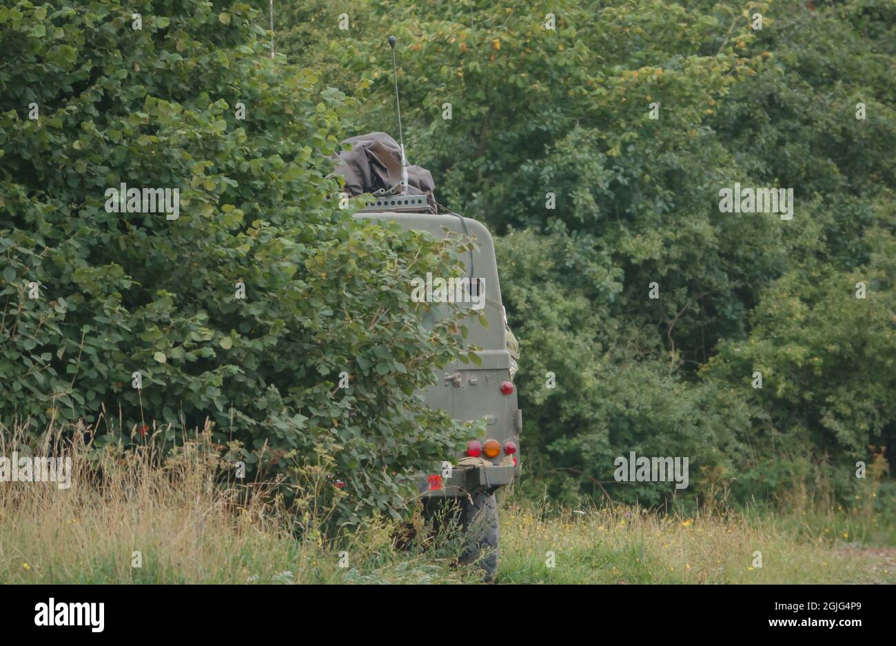 British army Land Rover Wolf 4×4 military light utility vehicle on ...