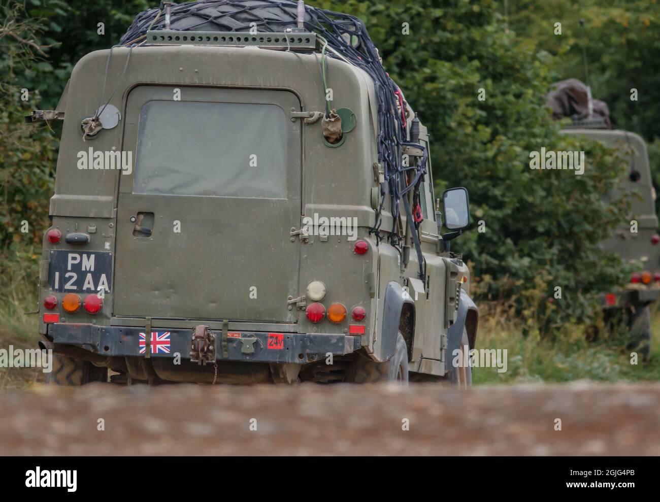 British army Land Rover Wolf 4×4 military light utility vehicle in ...