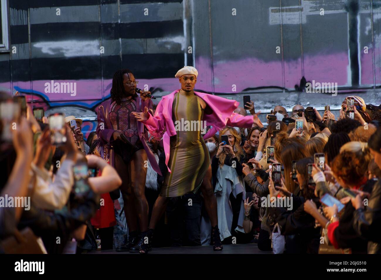 Voguing show, Patte Berlin during MBFW Berlin 2021 Stock Photo - Alamy