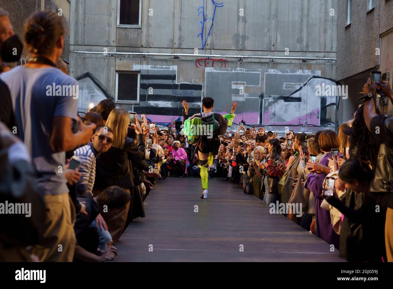 Voguing show, Patte Berlin during MBFW Berlin 2021 Stock Photo - Alamy