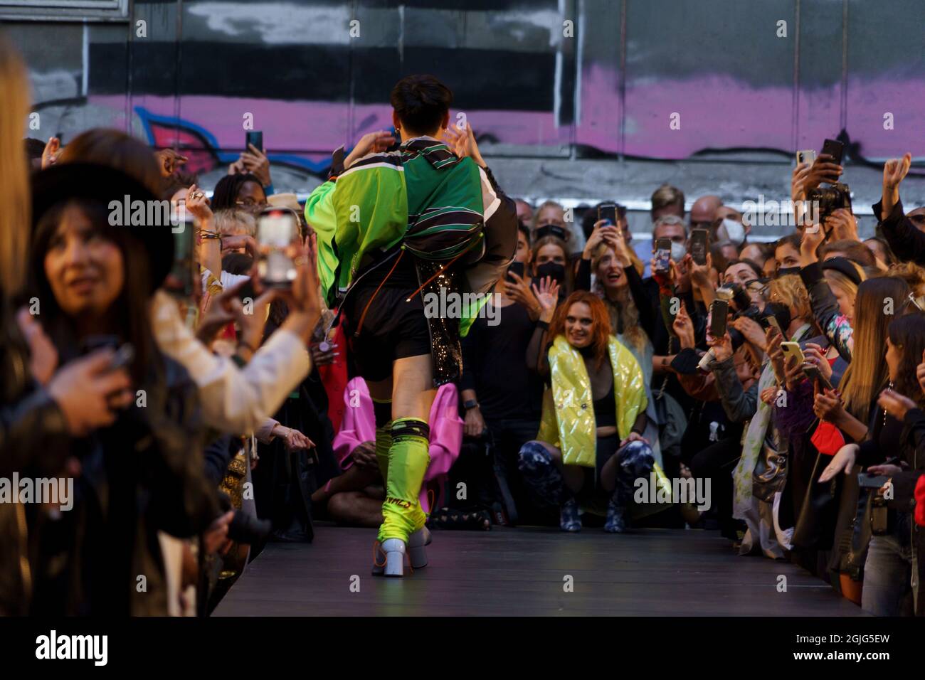 Voguing show, Patte Berlin during MBFW Berlin 2021 Stock Photo - Alamy