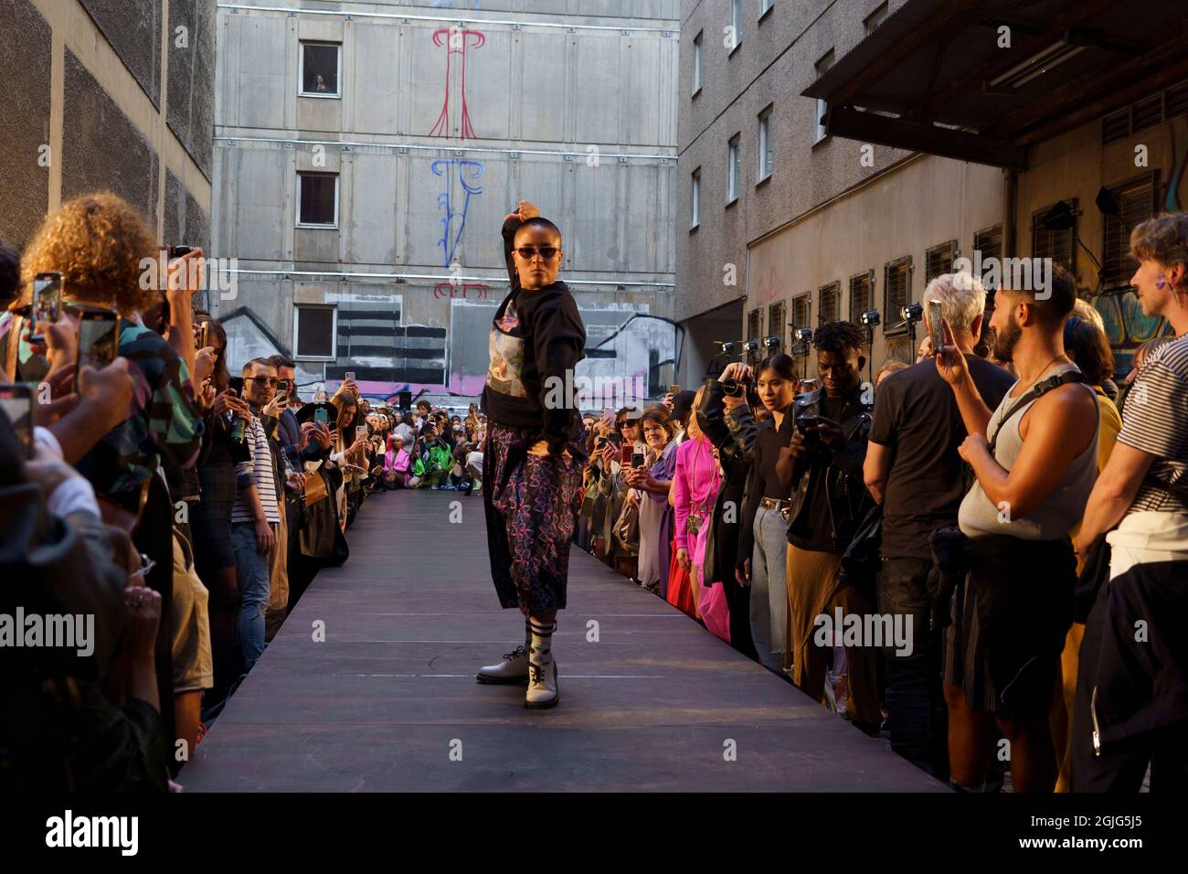 Voguing show, Patte Berlin during MBFW Berlin 2021 Stock Photo - Alamy