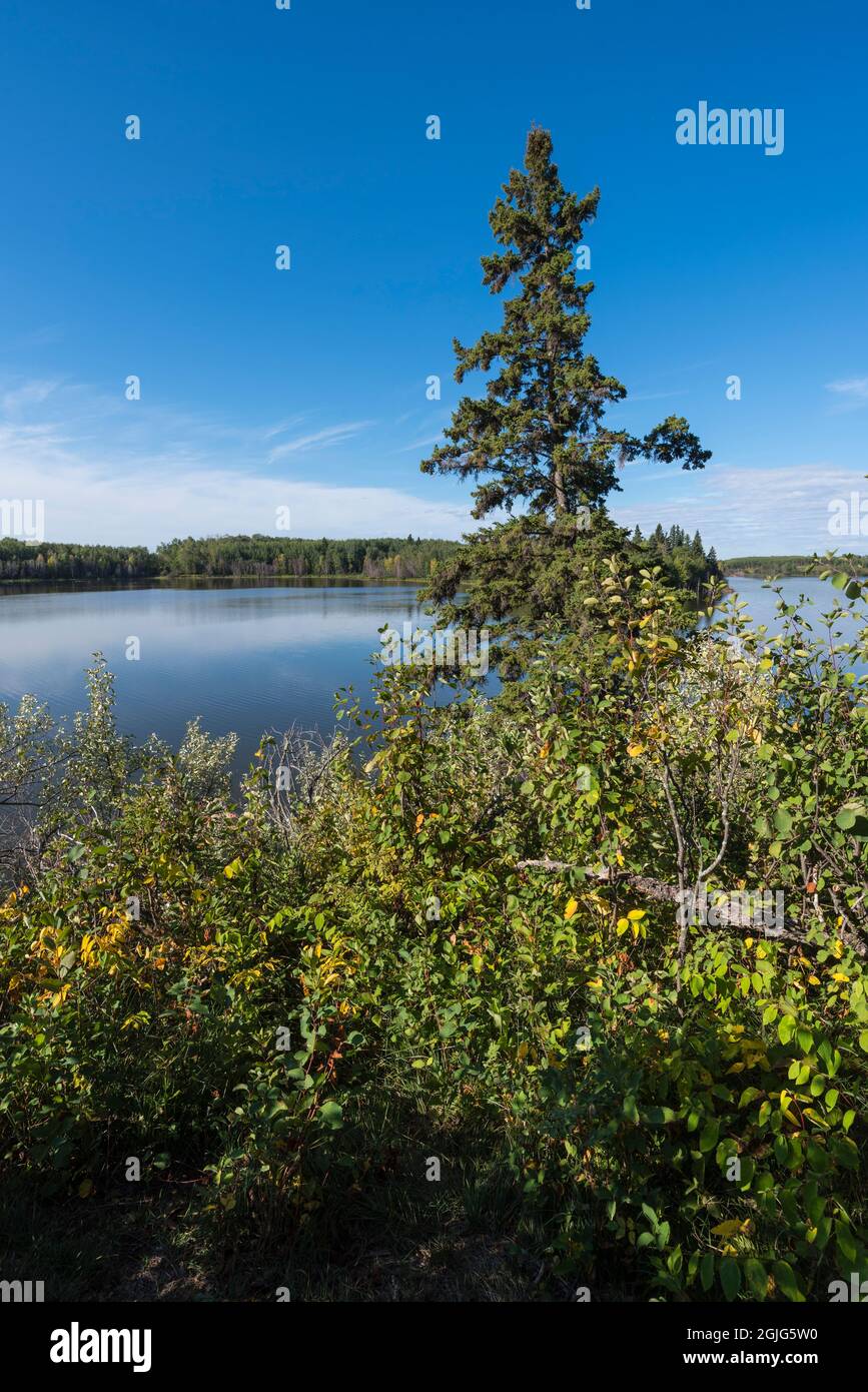 Astotin Lake, Elk Island National Park, Alberta, Canada Stock Photo - Alamy