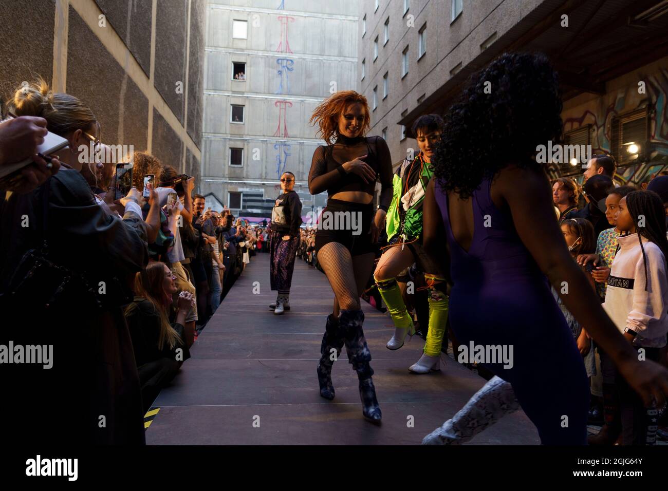 Voguing show, Patte Berlin during MBFW Berlin 2021 Stock Photo - Alamy