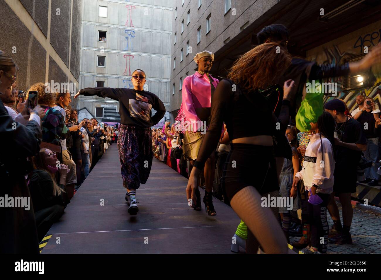 Voguing show, Patte Berlin during MBFW Berlin 2021 Stock Photo - Alamy