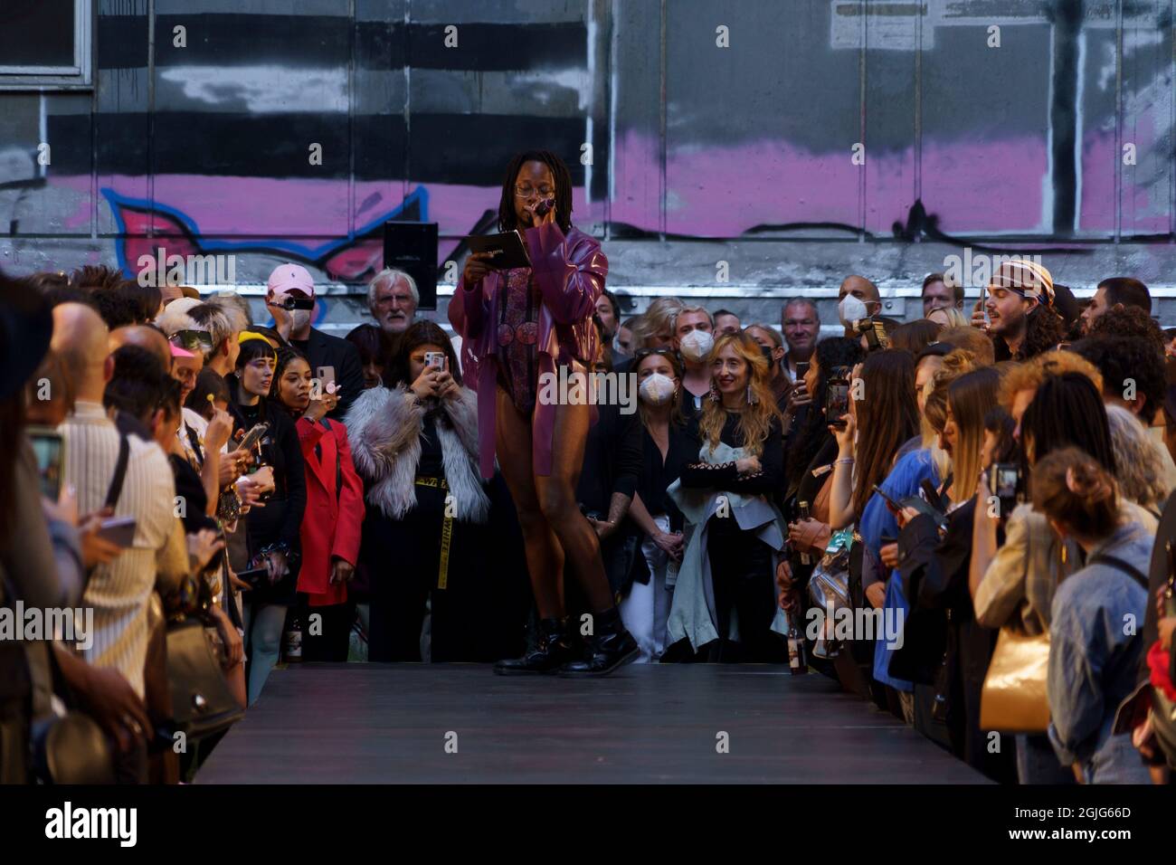 Voguing show, Patte Berlin during MBFW Berlin 2021 Stock Photo - Alamy