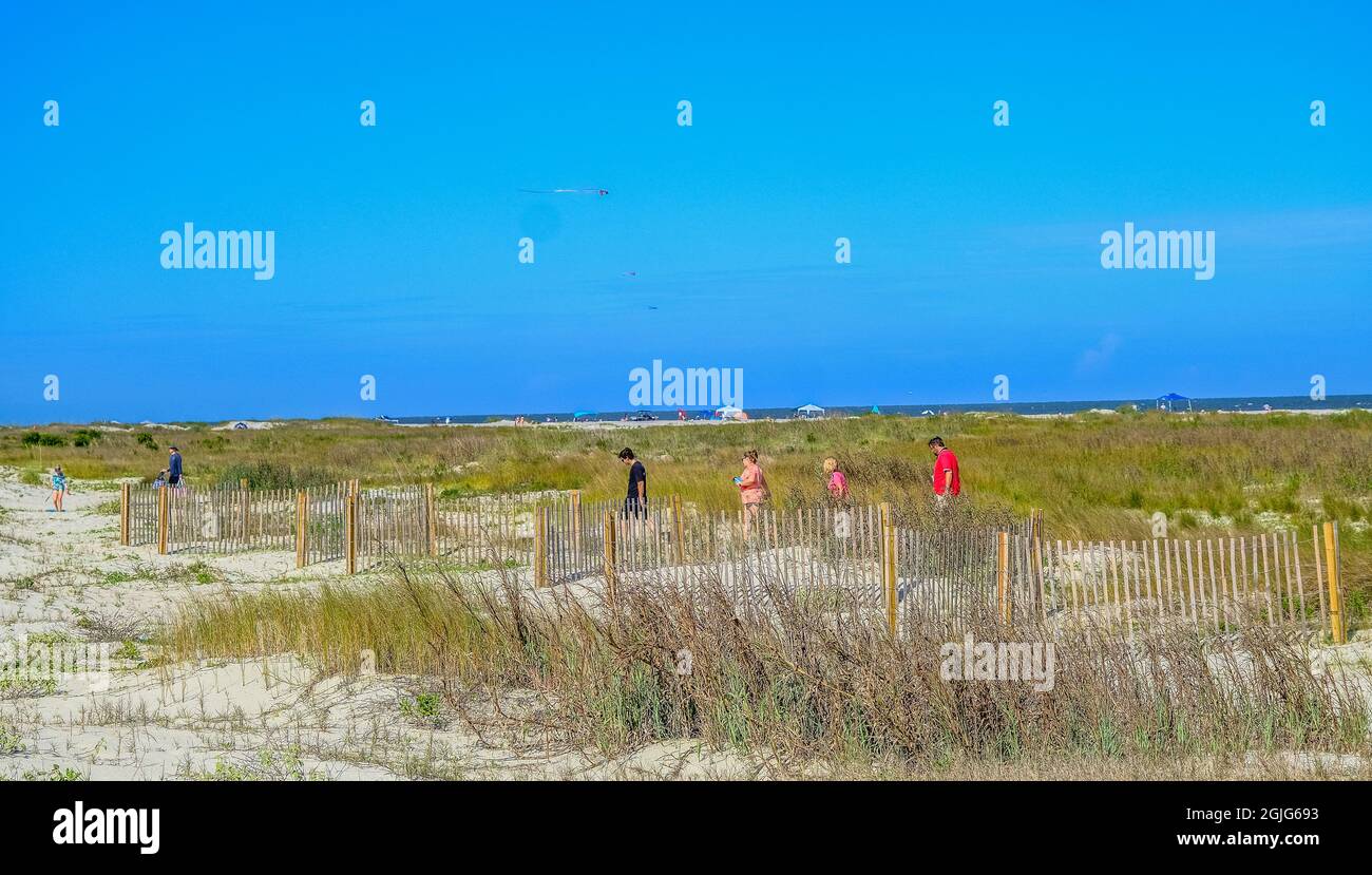 St simons island beach hi-res stock photography and images - Alamy
