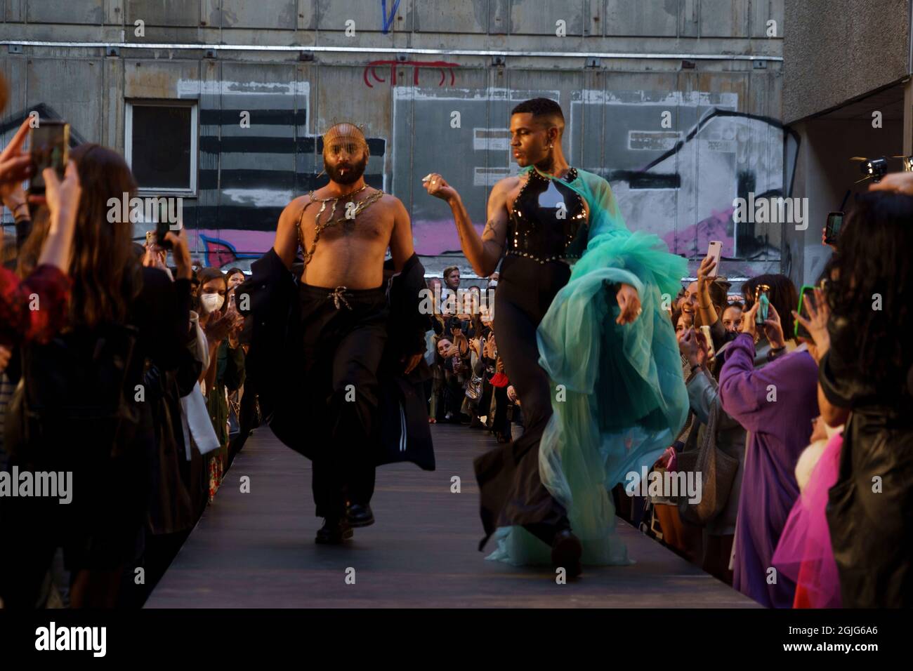 Voguing show, Patte Berlin during MBFW Berlin 2021 Stock Photo - Alamy