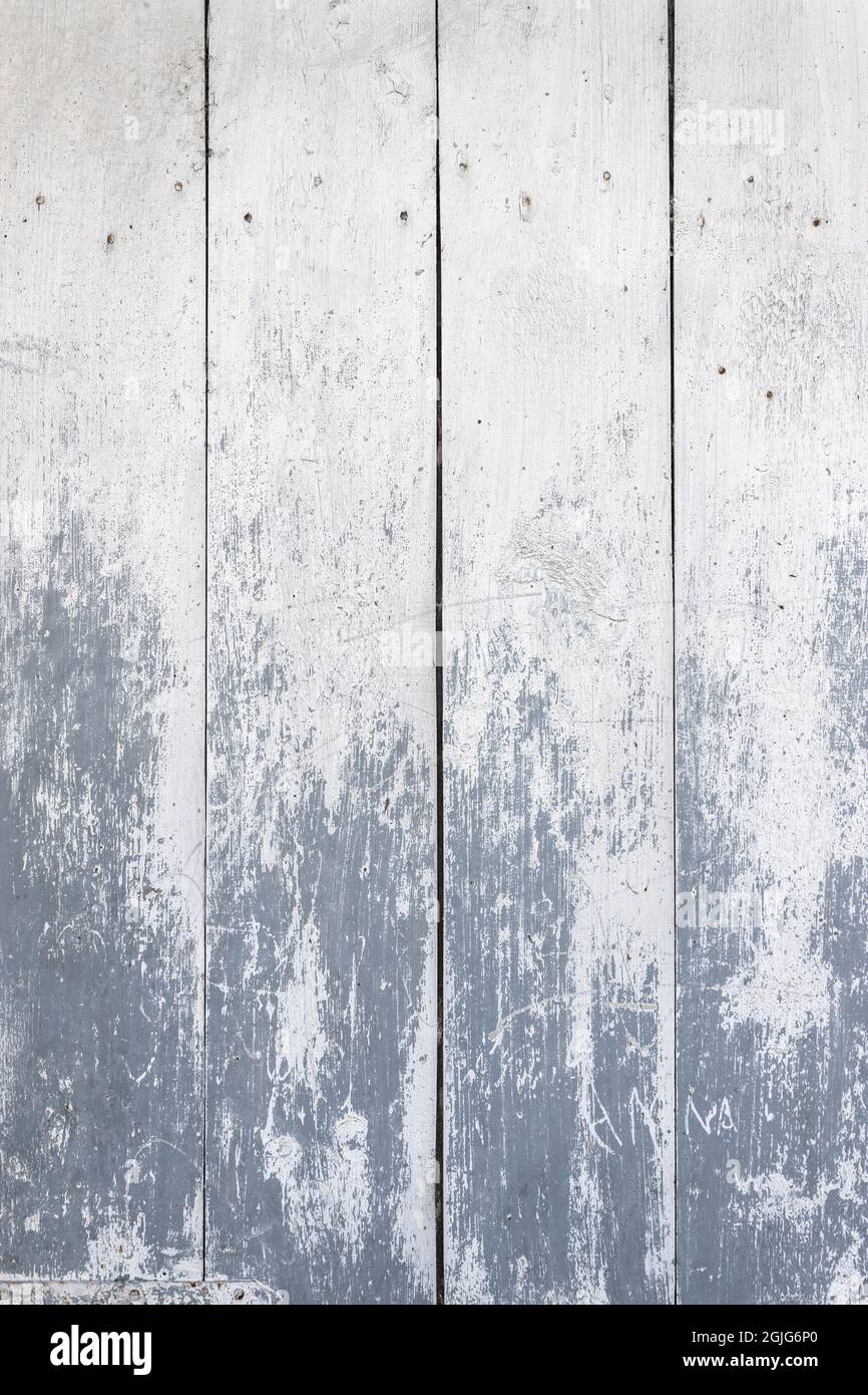 Grunge wooden background. Vintage wooden background with peeling paint ...