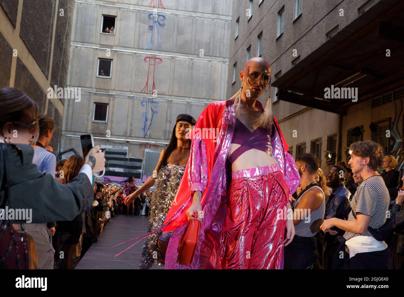 Voguing show, Patte Berlin during MBFW Berlin 2021 Stock Photo - Alamy