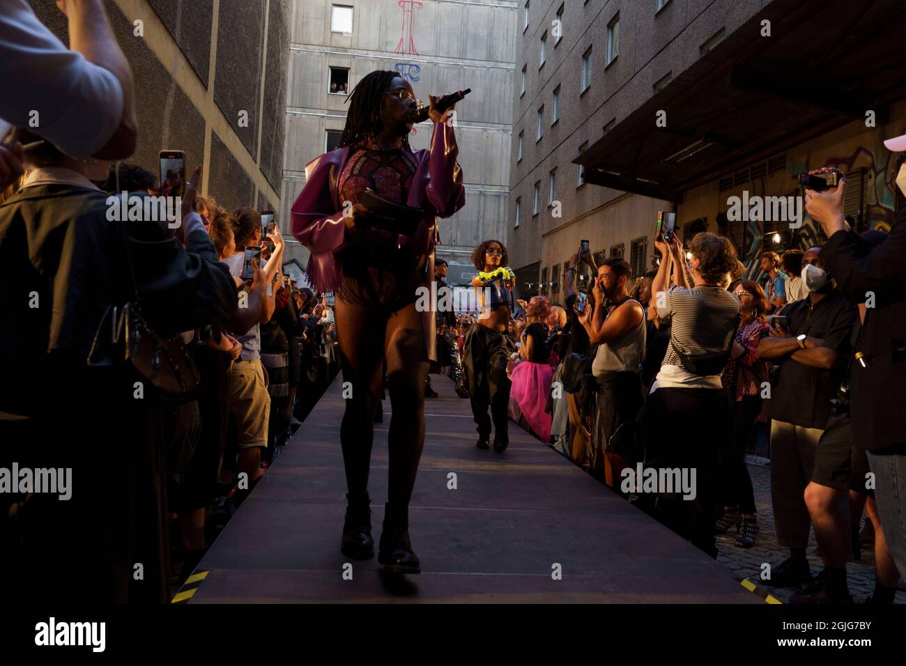 Voguing show, Patte Berlin during MBFW Berlin 2021 Stock Photo - Alamy