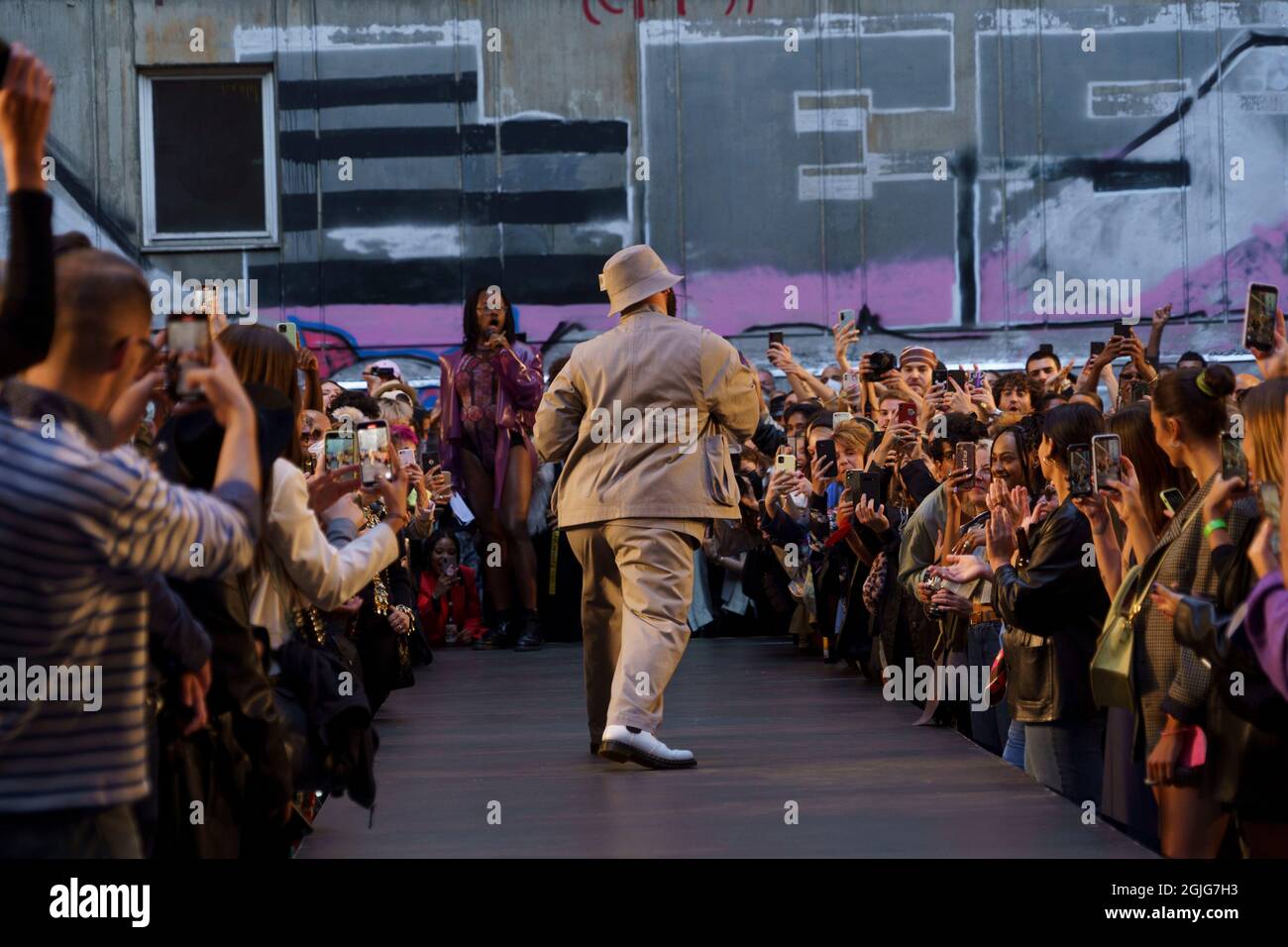 Voguing show, Patte Berlin during MBFW Berlin 2021 Stock Photo - Alamy