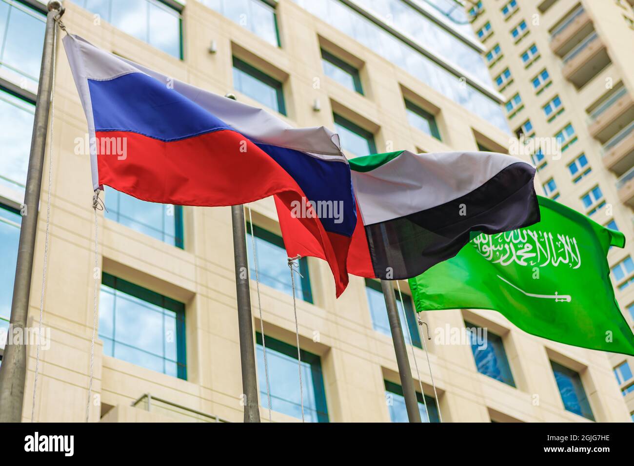 Russia united arab emirates flag hi-res stock photography and images ...