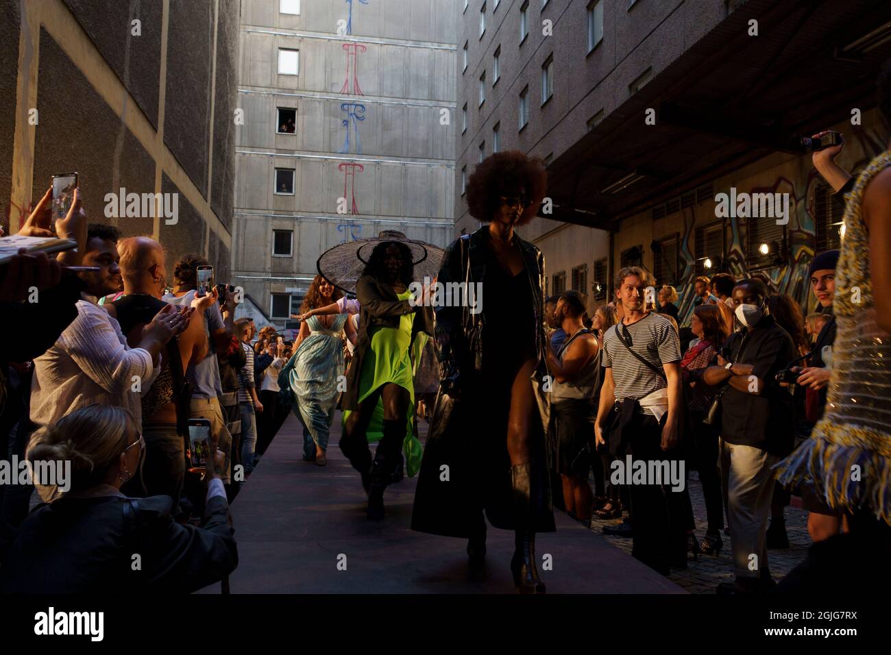 Voguing show, Patte Berlin during MBFW Berlin 2021 Stock Photo - Alamy