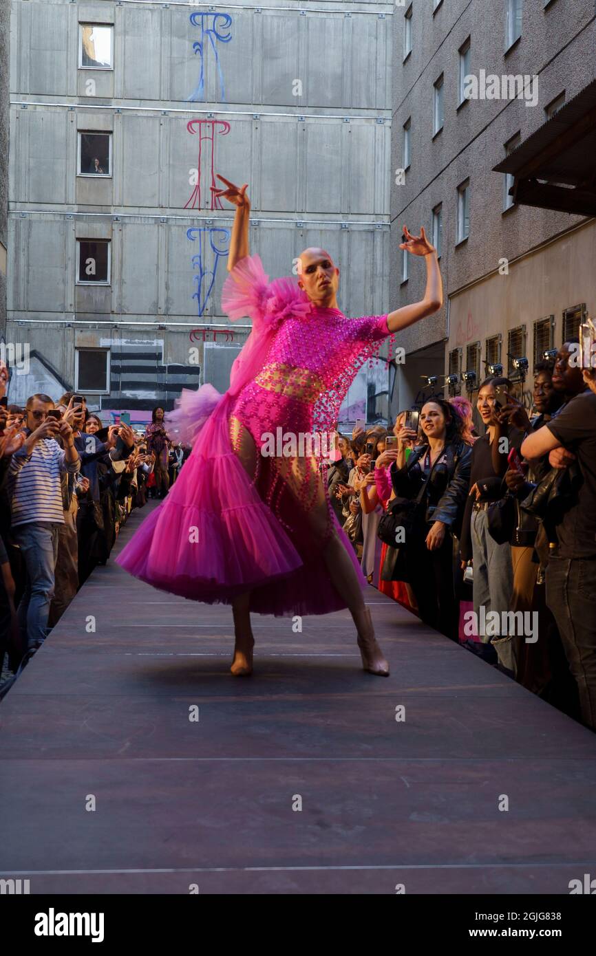 Voguing show, Patte Berlin during MBFW Berlin 2021 Stock Photo - Alamy