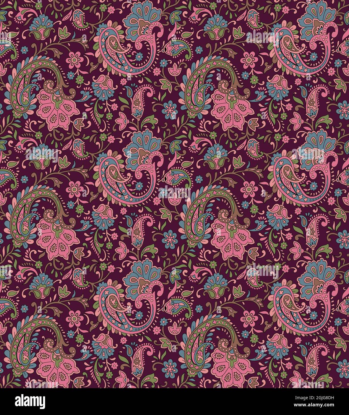 Abstract vibrant seamless pattern - perfect for wallpaper Stock Photo ...