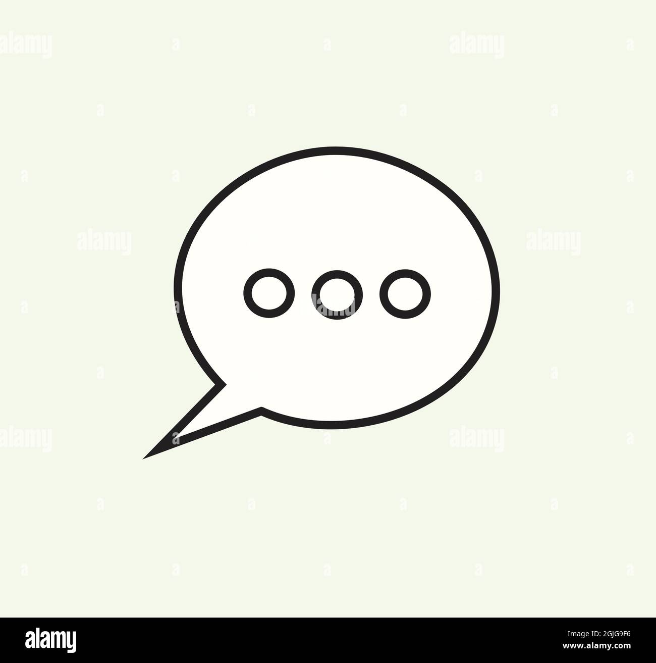 Isolated Thought Bubble Vector with Ellipsis Icons Stock Vector Image & Art - Alamy