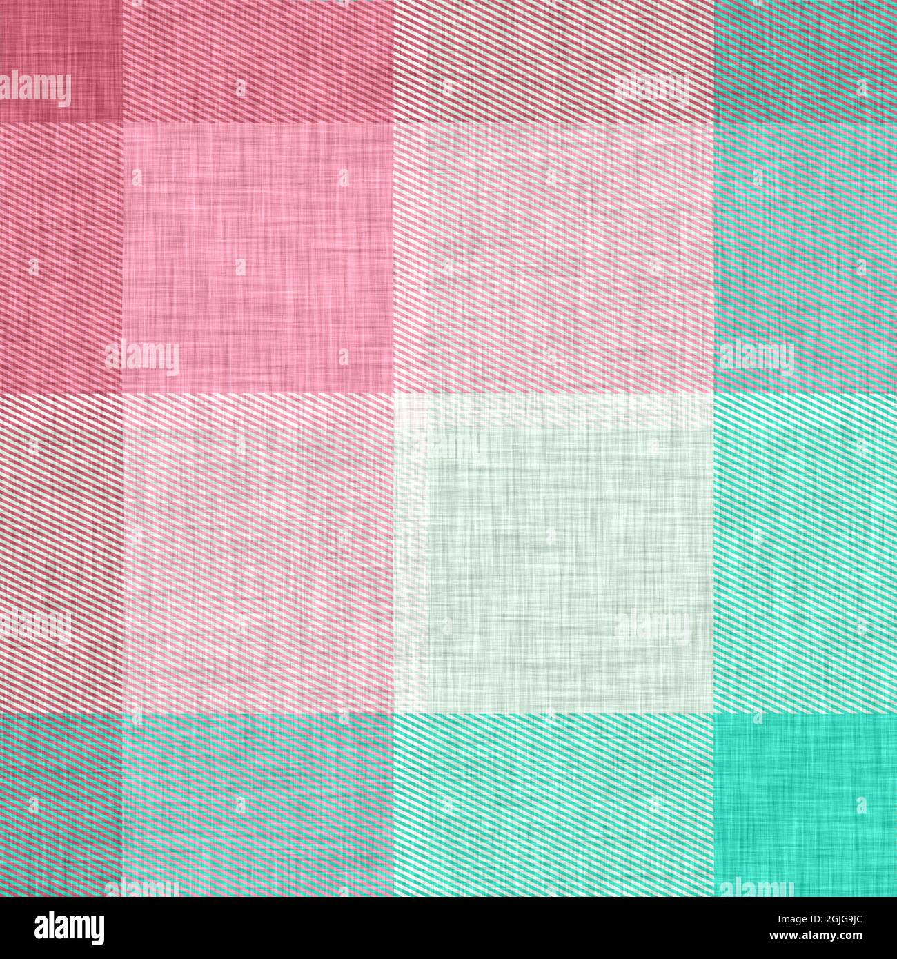 Traditional gingham plaid woven linen texture. Seamless winter style ...