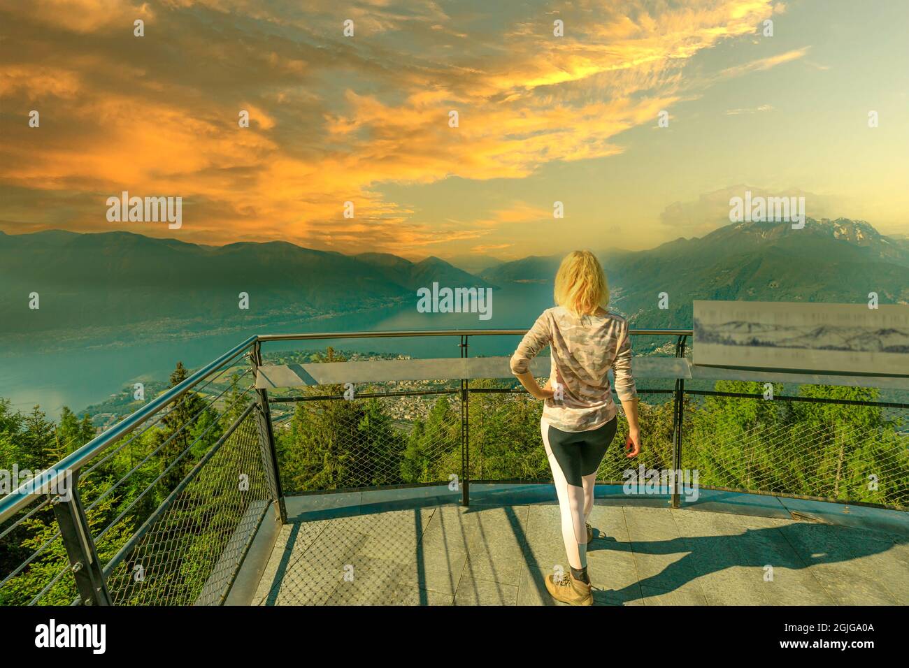 Cardada cimetta mountain hi-res stock photography and images - Alamy