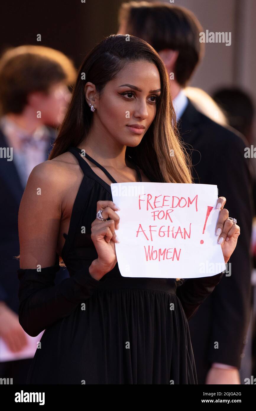 VENICE, ITALY - SEPTEMBER 09: Maya Talem attends the red carpet of the ...