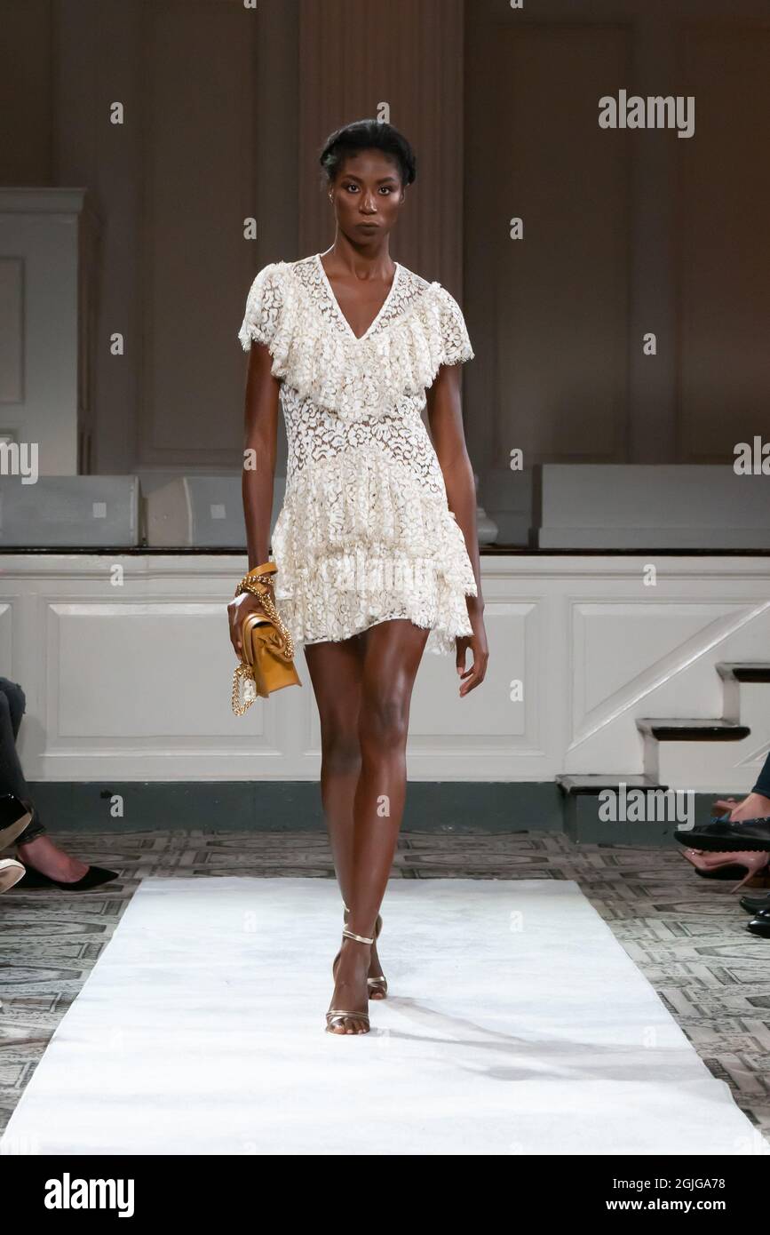 Models walk the Frederick Anderson NYFW CFDA SS22 Runway Show at 583 ...