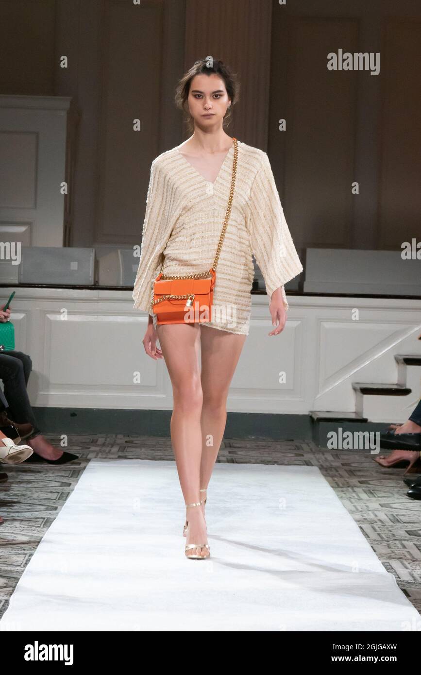 Models walk the Frederick Anderson NYFW CFDA SS22 Runway Show at 583 ...