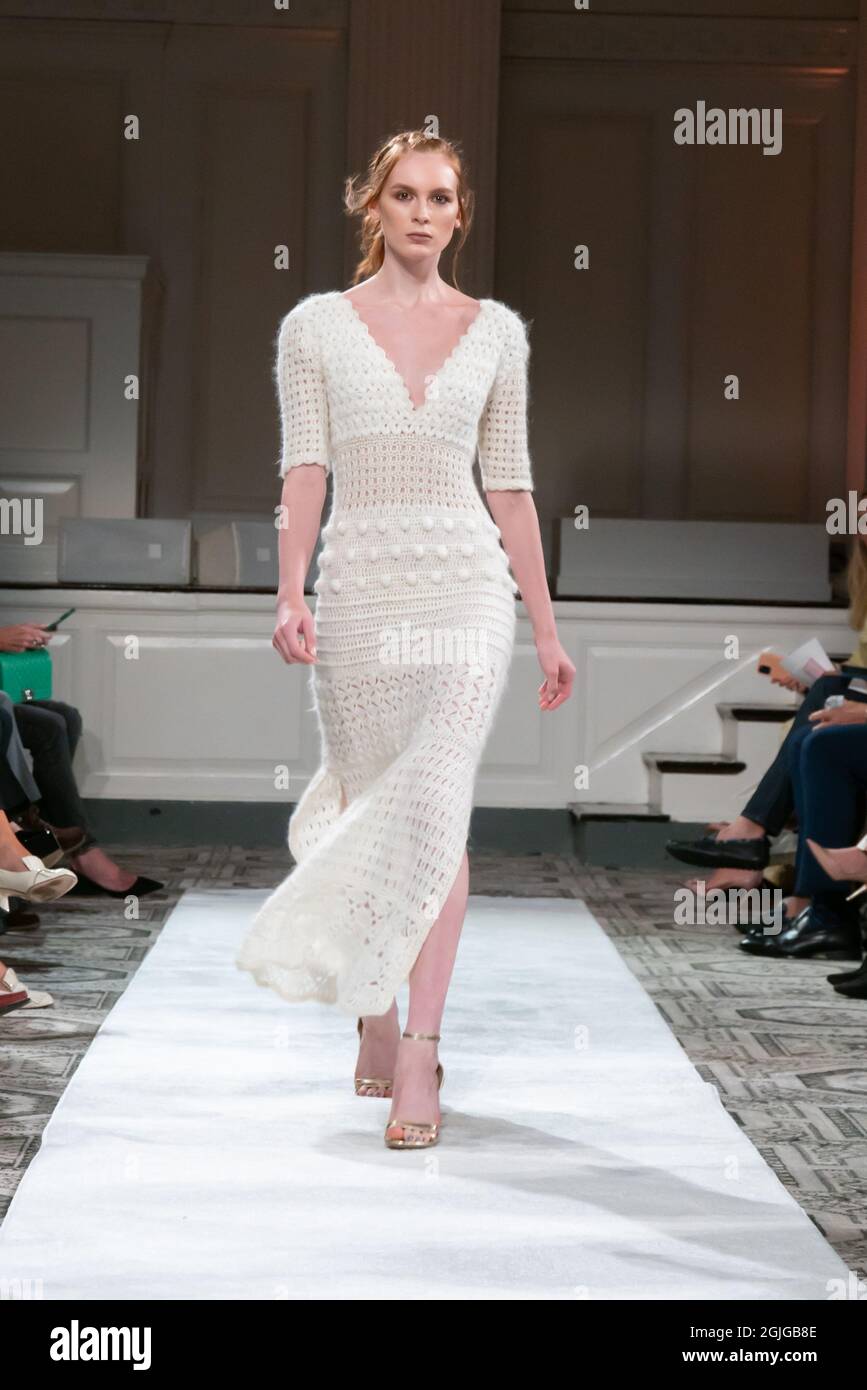 Models walk the Frederick Anderson NYFW CFDA SS22 Runway Show at 583 ...