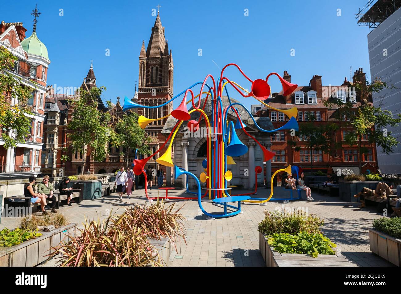 London, UK. 08 September 2021. 'Sonic Bloom' is an interactive ...