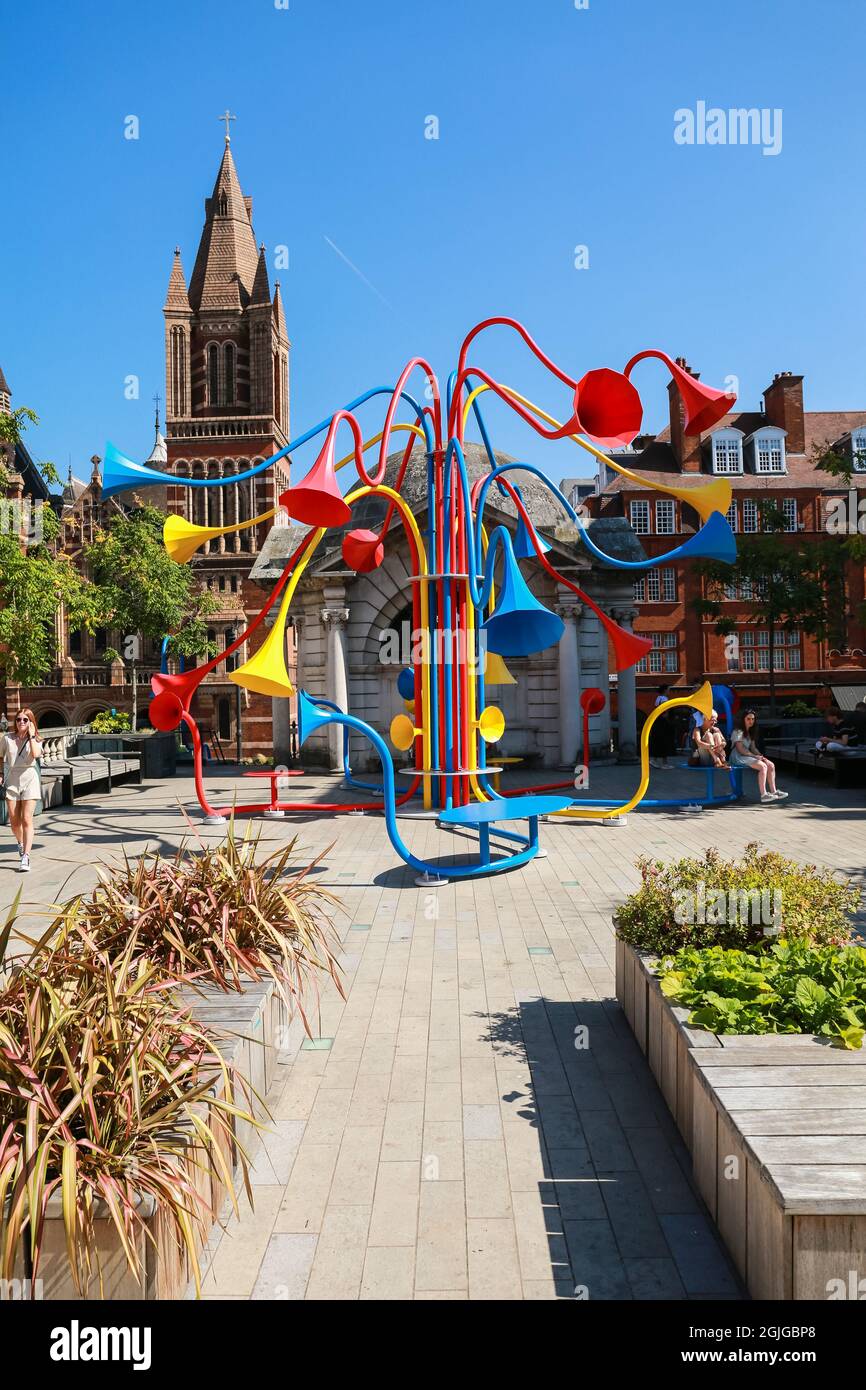 London, UK. 08 September 2021. 'Sonic Bloom' is an interactive ...