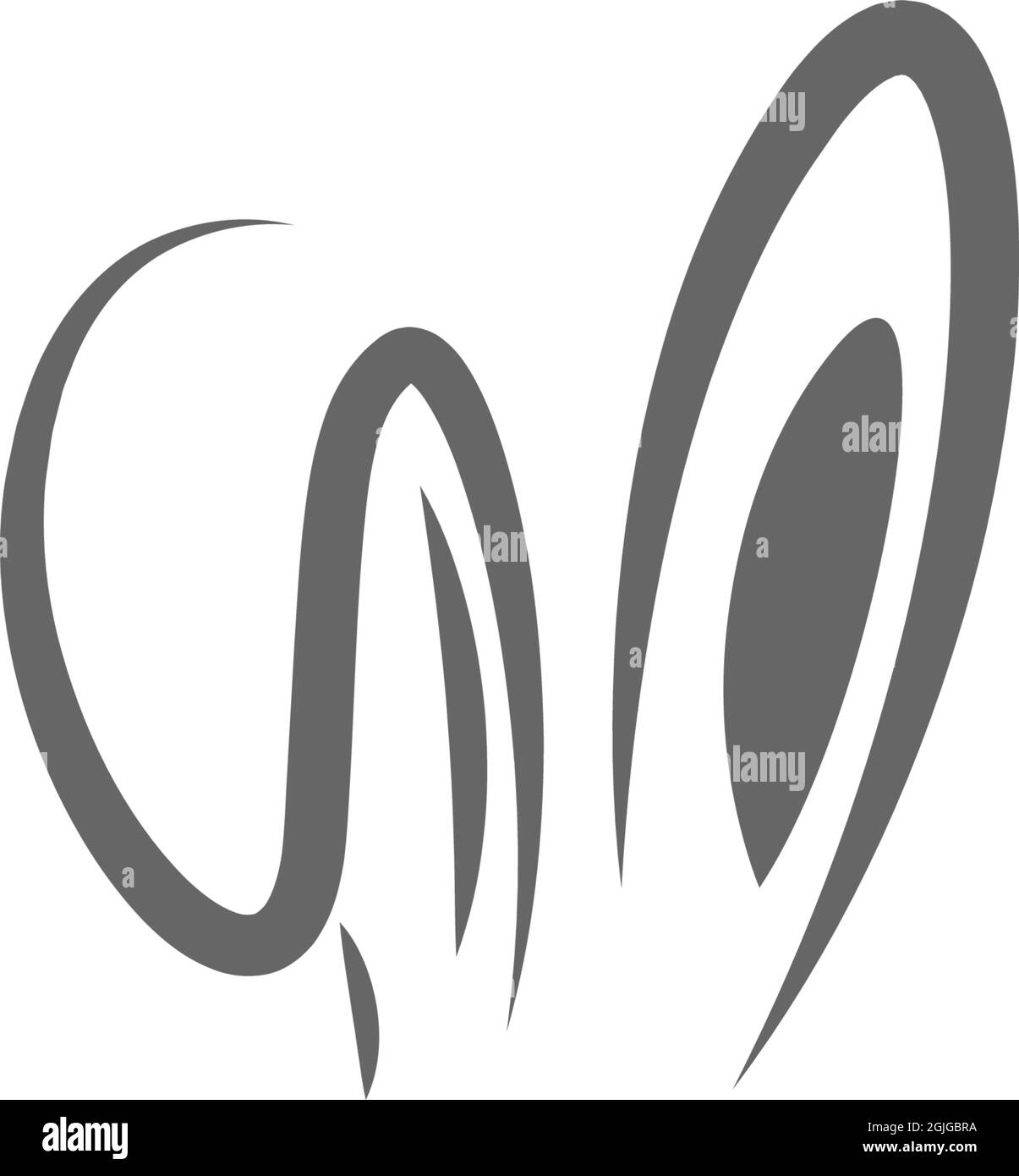 Rabbit logo icon design vector template illustration Stock Vector Image ...