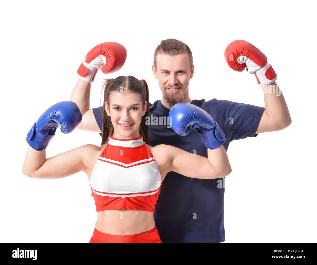 Boxing match cheering hi-res stock photography and images - Alamy