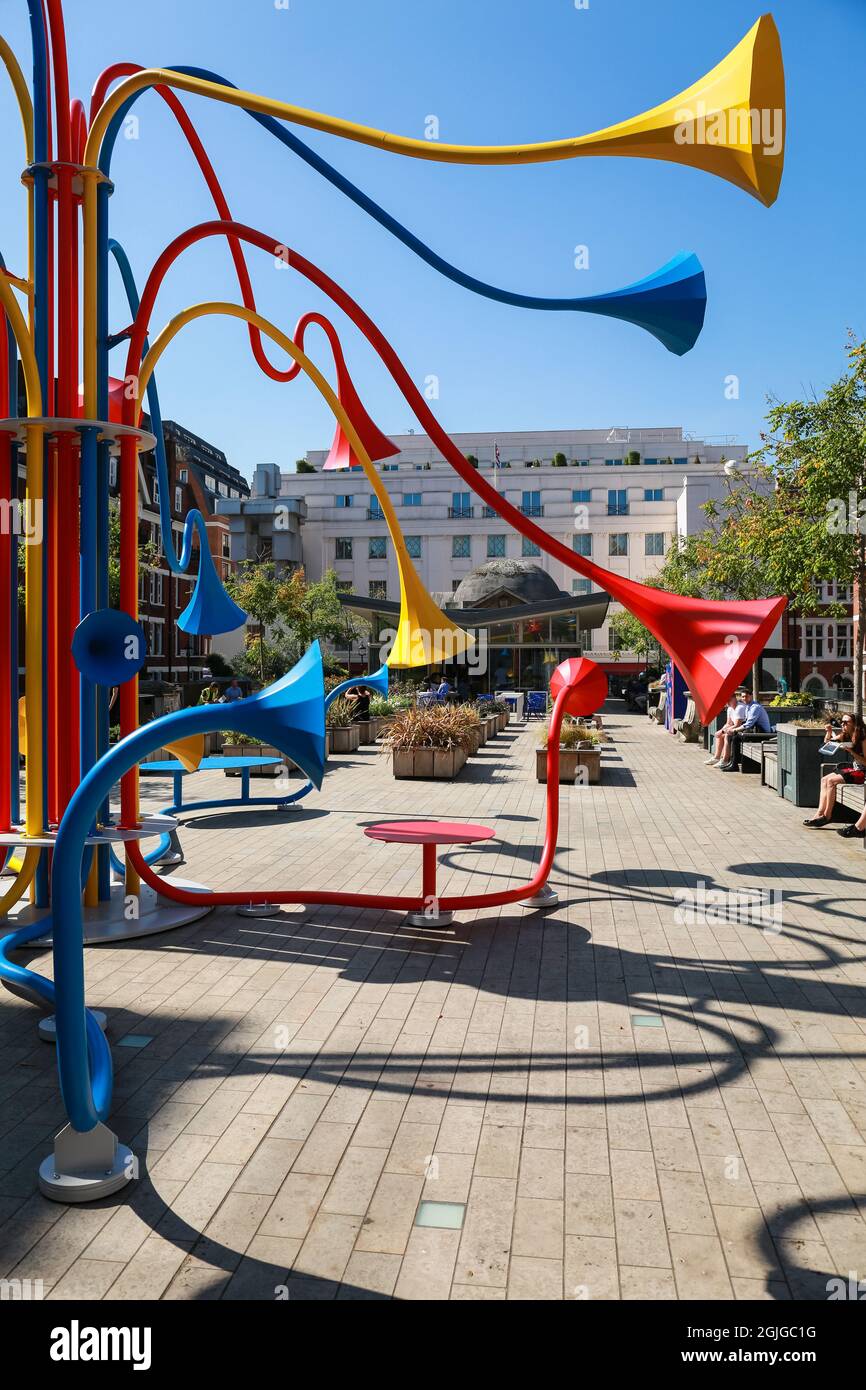 London, UK. 08 September 2021. 'Sonic Bloom' is an interactive ...