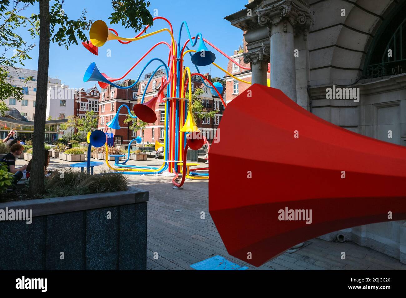 London, UK. 08 September 2021. 'Sonic Bloom' is an interactive ...