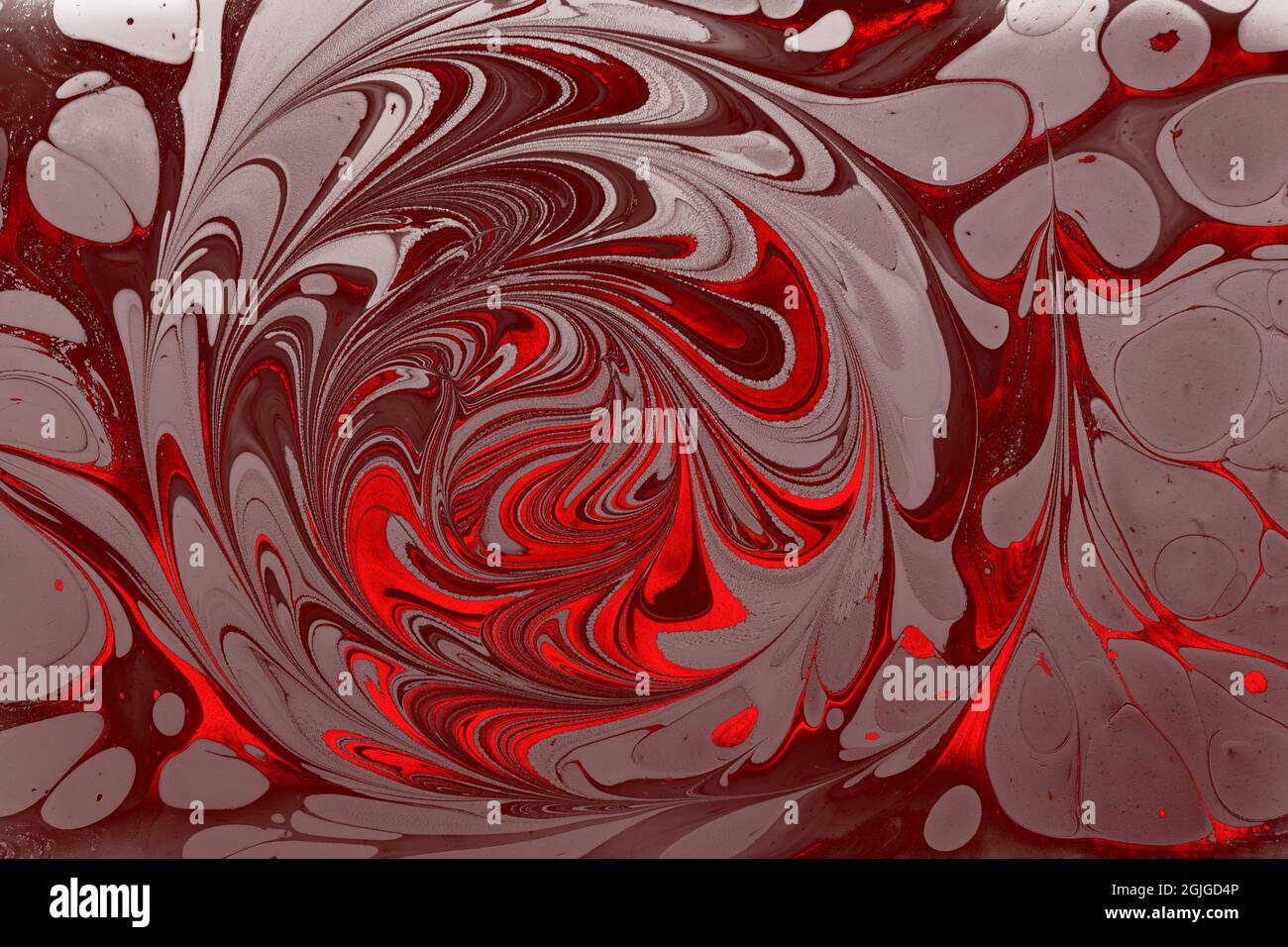 Illustration of a mixture of colors on a texture with different shapes ...