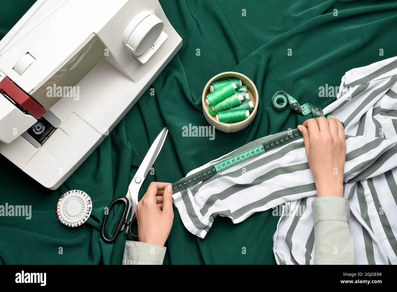 Measuring clothes hi-res stock photography and images - Alamy