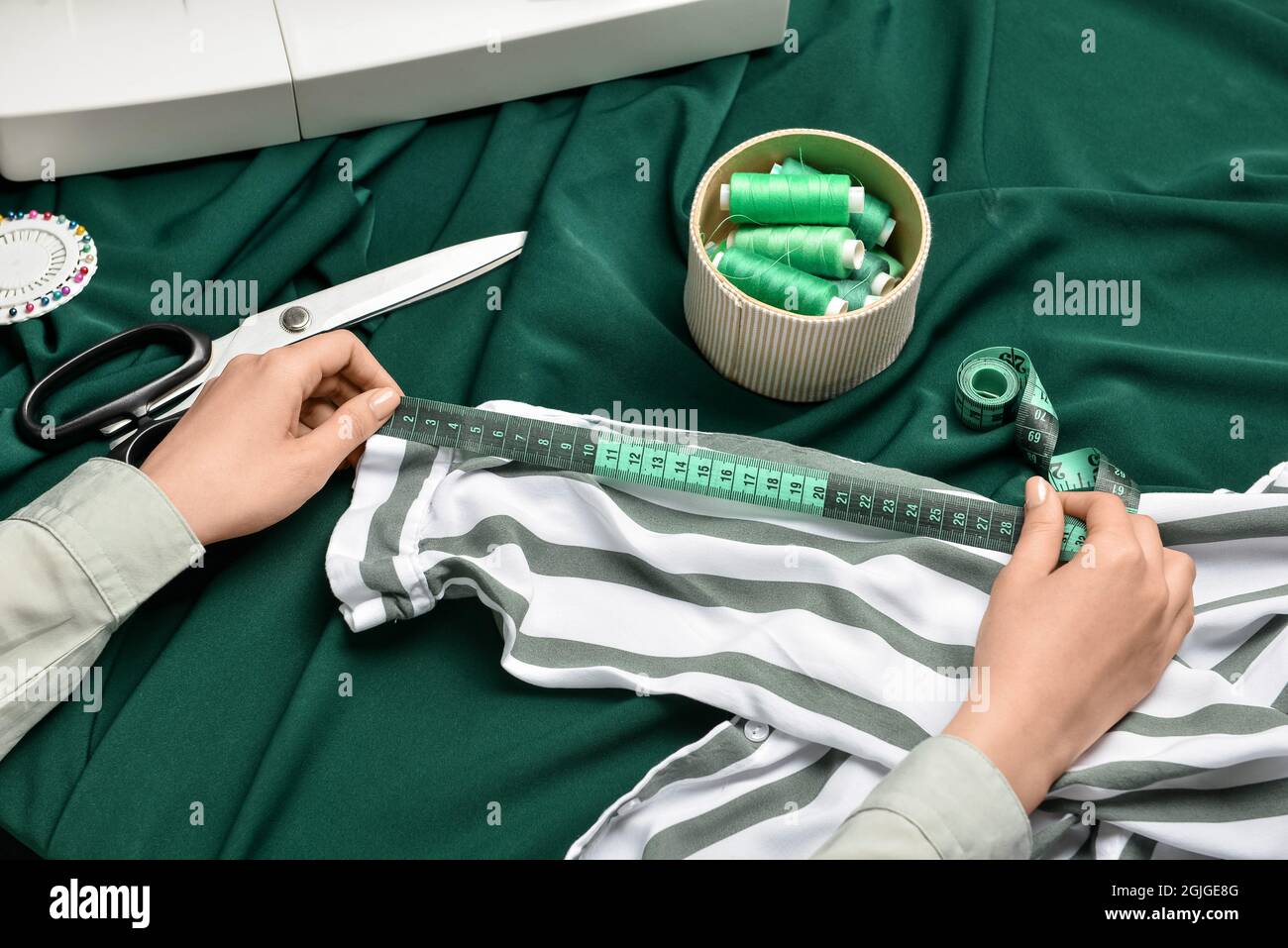Measuring clothes hi-res stock photography and images - Alamy