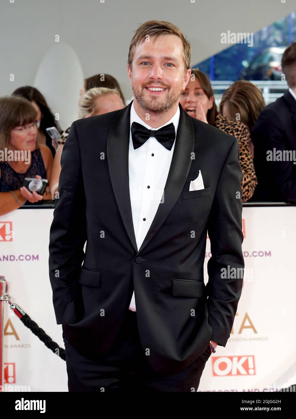 Iain Stirling attending the National Television Awards 2021 held at the ...