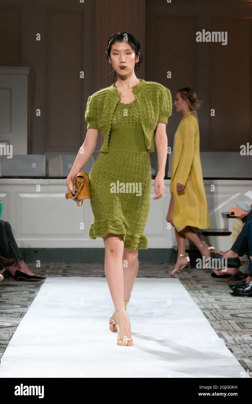 Models walk the Frederick Anderson NYFW CFDA SS22 Runway Show at 583 ...